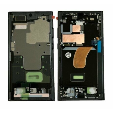 Rama Mijloc Samsung S918 Galaxy S23 Ultra 5G Graphite Gray/ Red (Gri ...